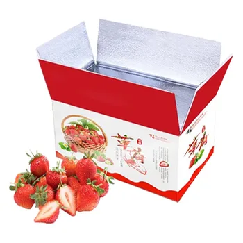 Insulated Food Thermal Cardboard Cooler Packaging Carton Boxes For ...