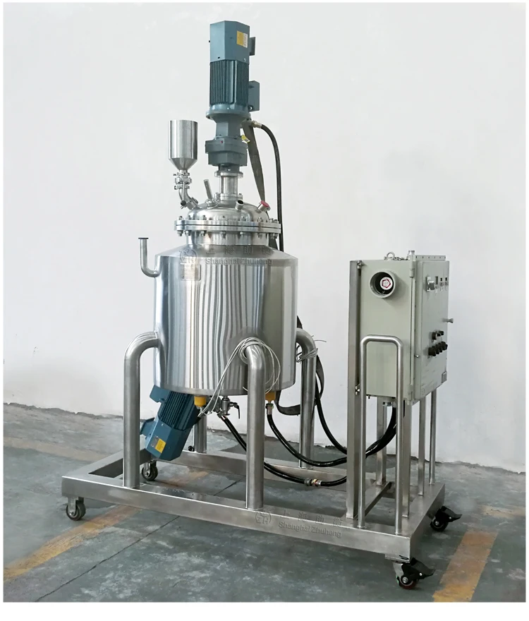 Liquid Detergent Vacuum Homogenizer Emulsifier Mixer Cosmetic Making ...