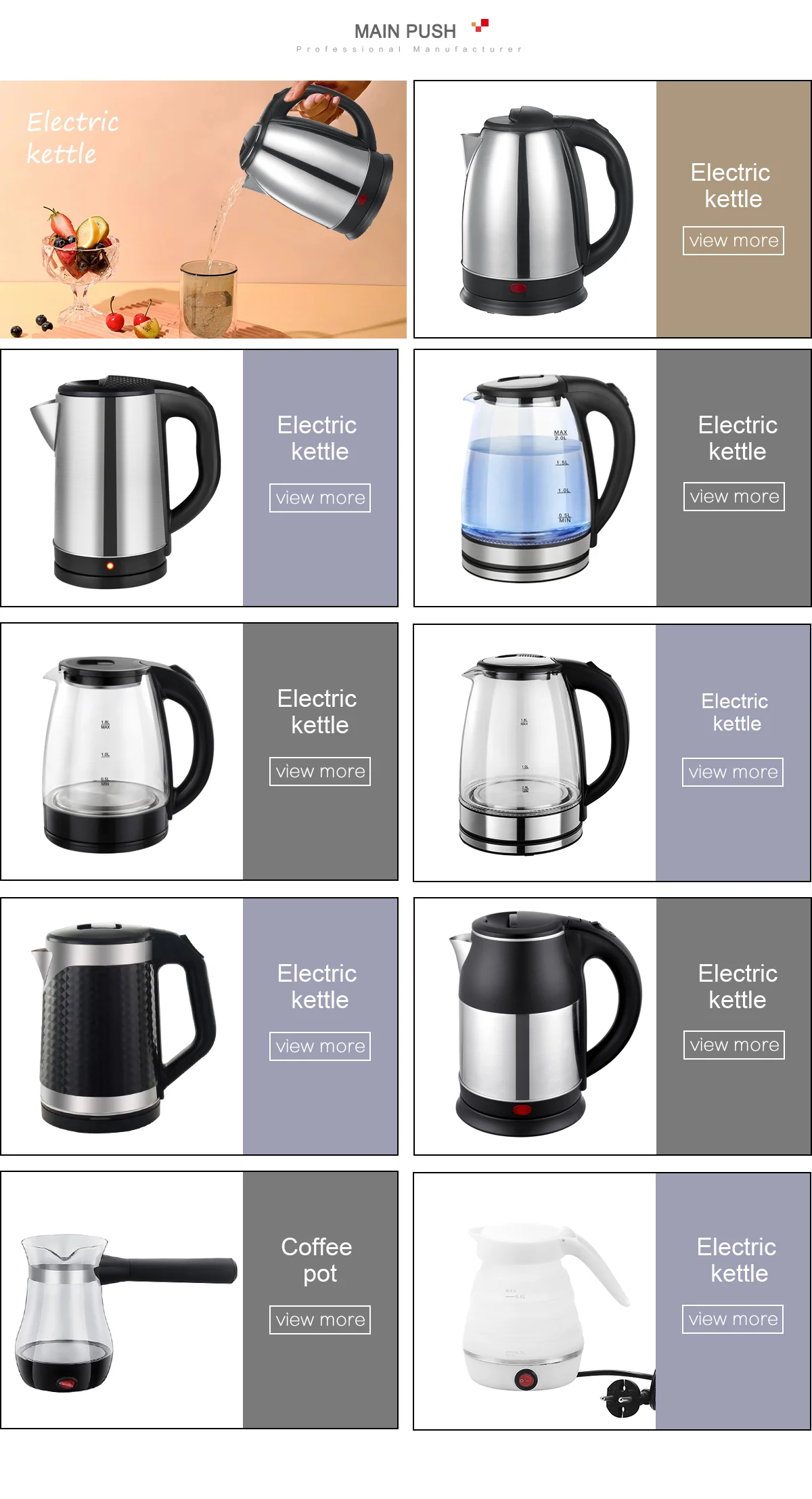 Cheaper Home Appliances Electric Kettle Water Heater Boiler Kettles ...