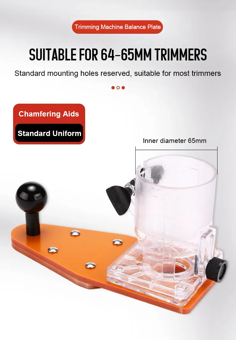 Universal Wooden Trimmer Base - Precision Woodworking