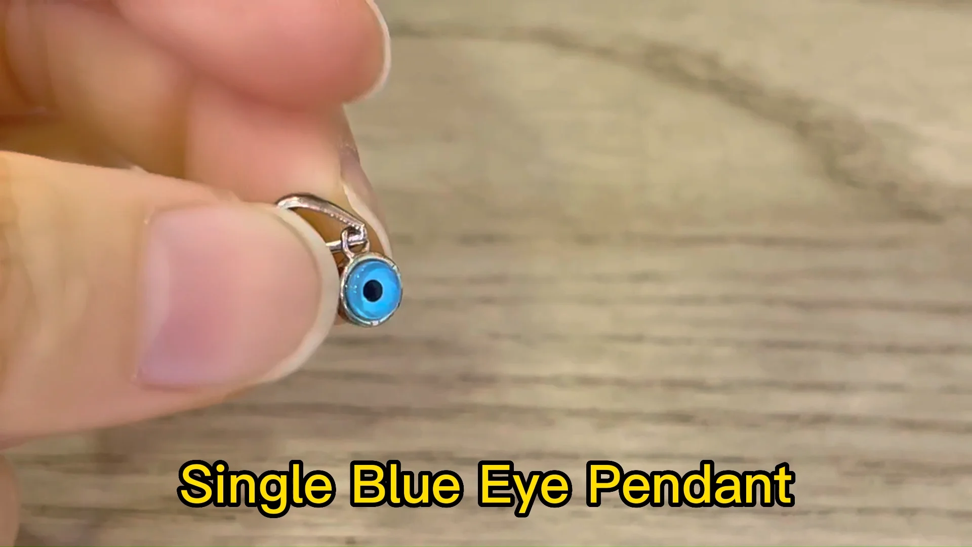 High Jewelry Single Blue Eye Pendant 925 Sterling Silver - Buy Blue Eye ...