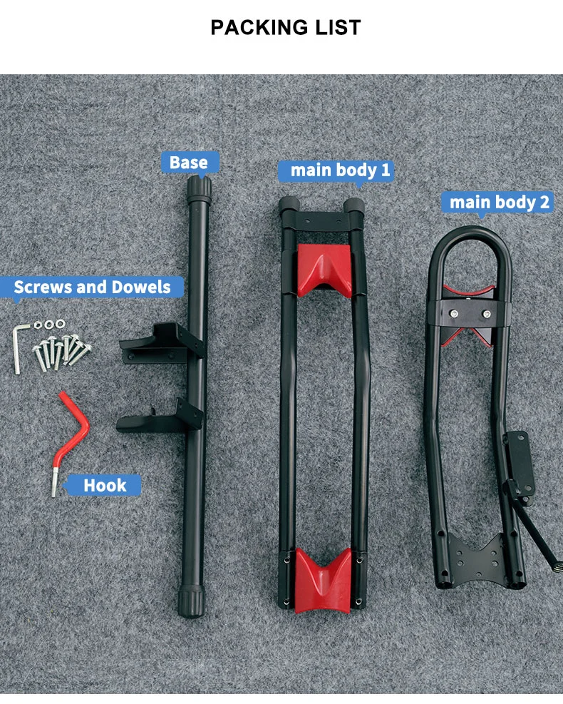 Bike Parking Rack - Durable Storage for 26-29" Bicycles