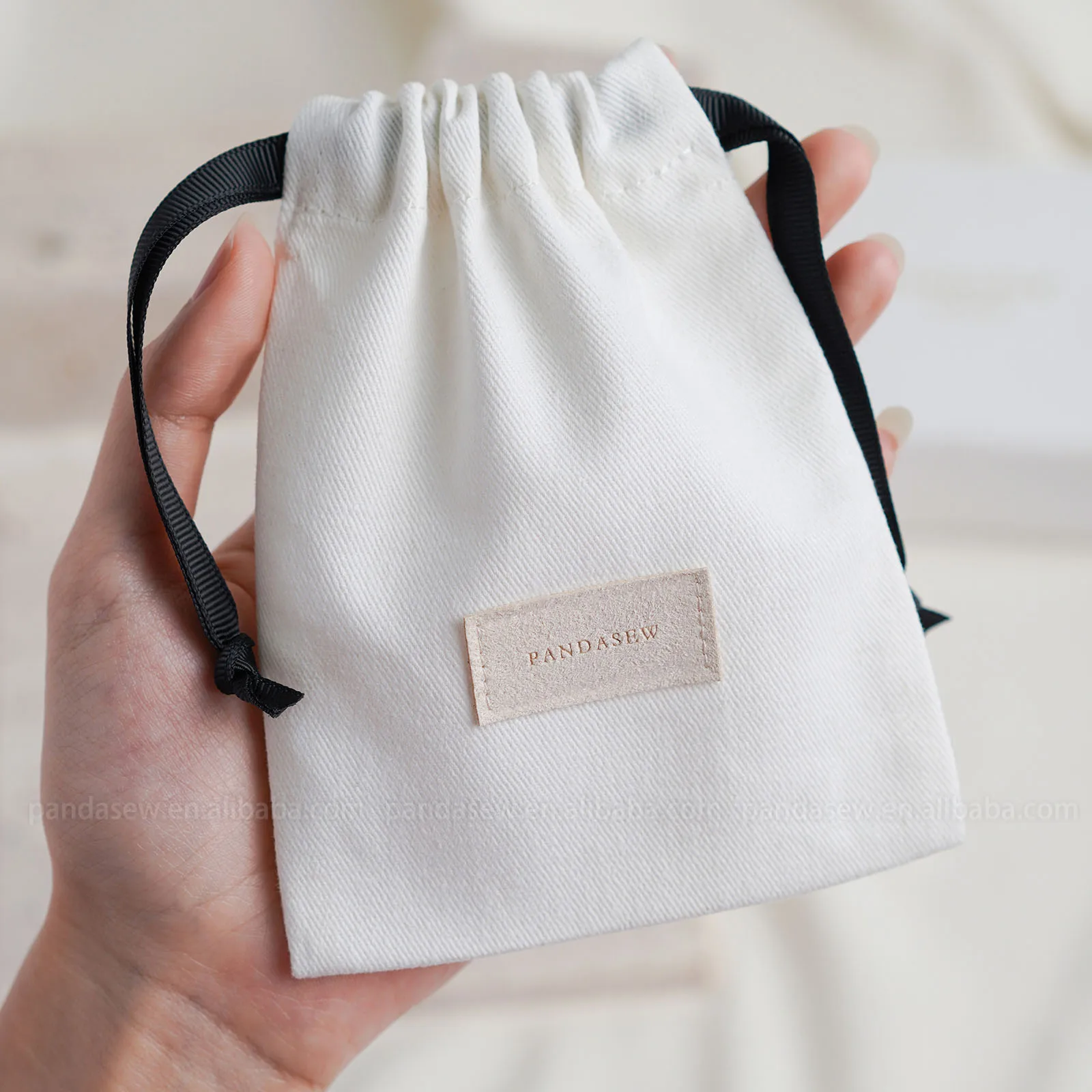 Pandasew Custom Logo Sachet Pour Bijoux - Eco-friendly