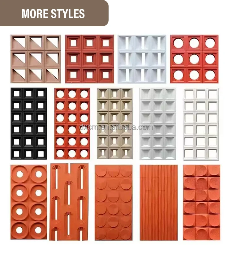 Modern Design Polyurethane Cement Block 3d Wall Panel And Decorative ...