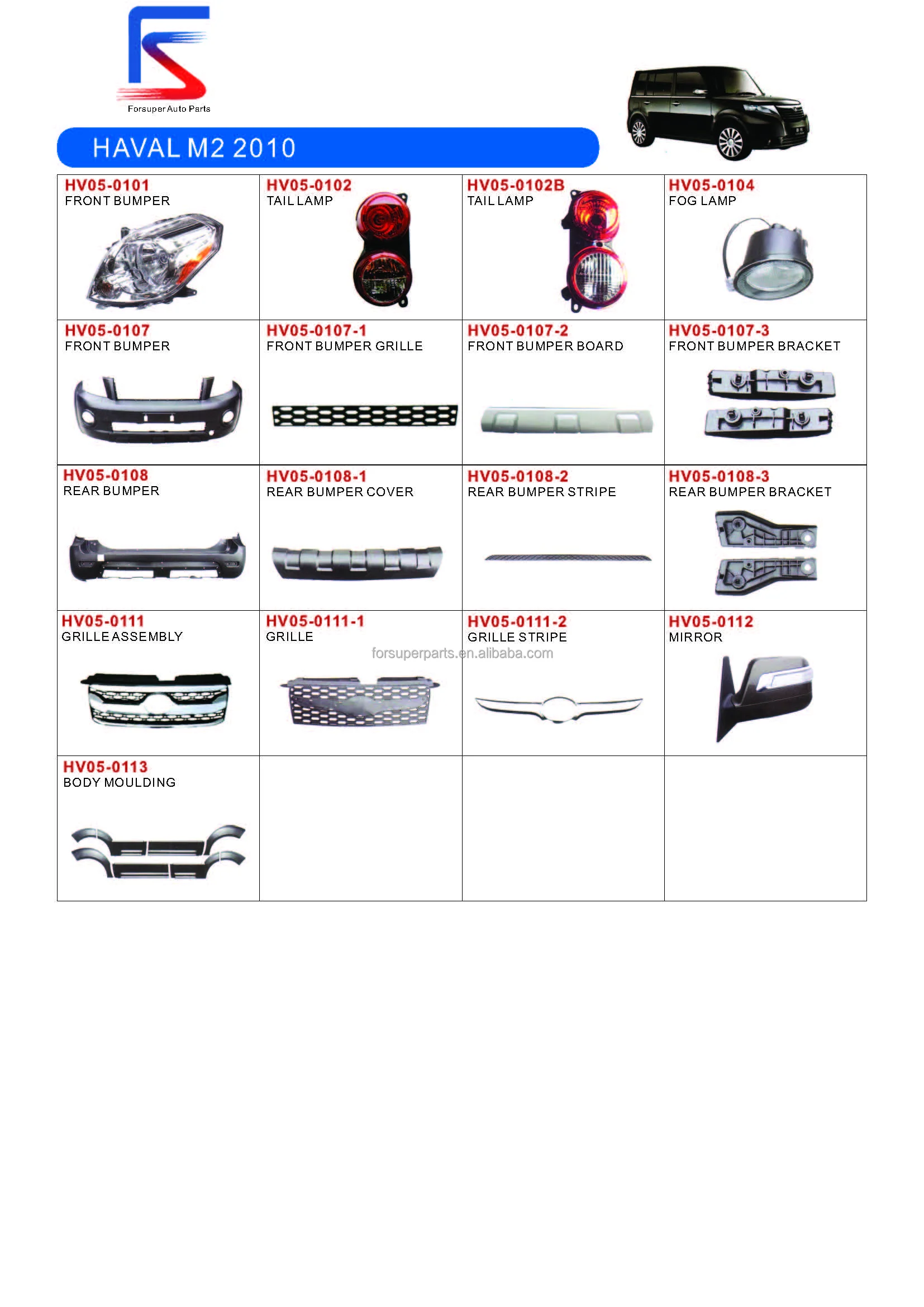 Rear Bumper For Haval M2 2010 Auto Parts - Buy M2 Tail Bumper m2 Rear ...