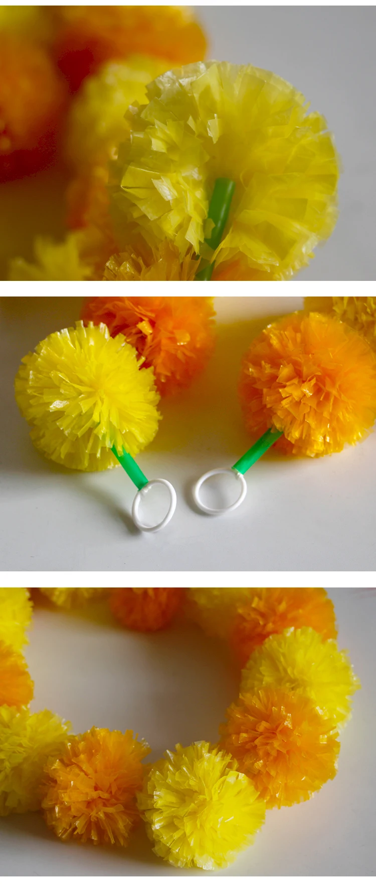 Hot Sale Handmade Marigold String For Indian Sacrifice Worship Diwali ...