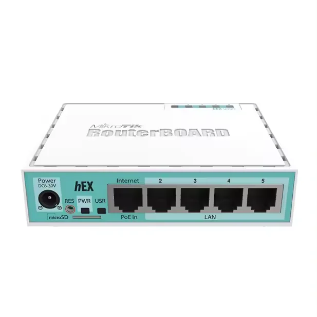 Mikrotik Gigabit Wired Router Rb750gr3 Mini Home Broadband 5-port Ros ...