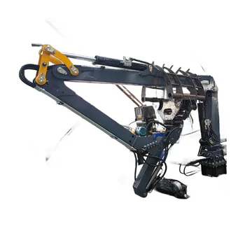 Wood Grabber Small Forest Cranes Truck Mounted Crane Wood Grab Crane ...