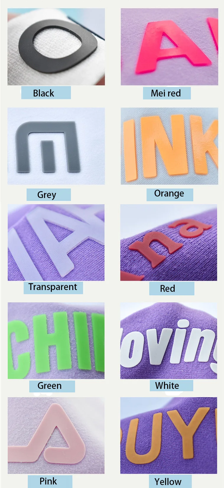 Custom Photovariable Lettering Film Discoloration In Ultraviolet Light ...