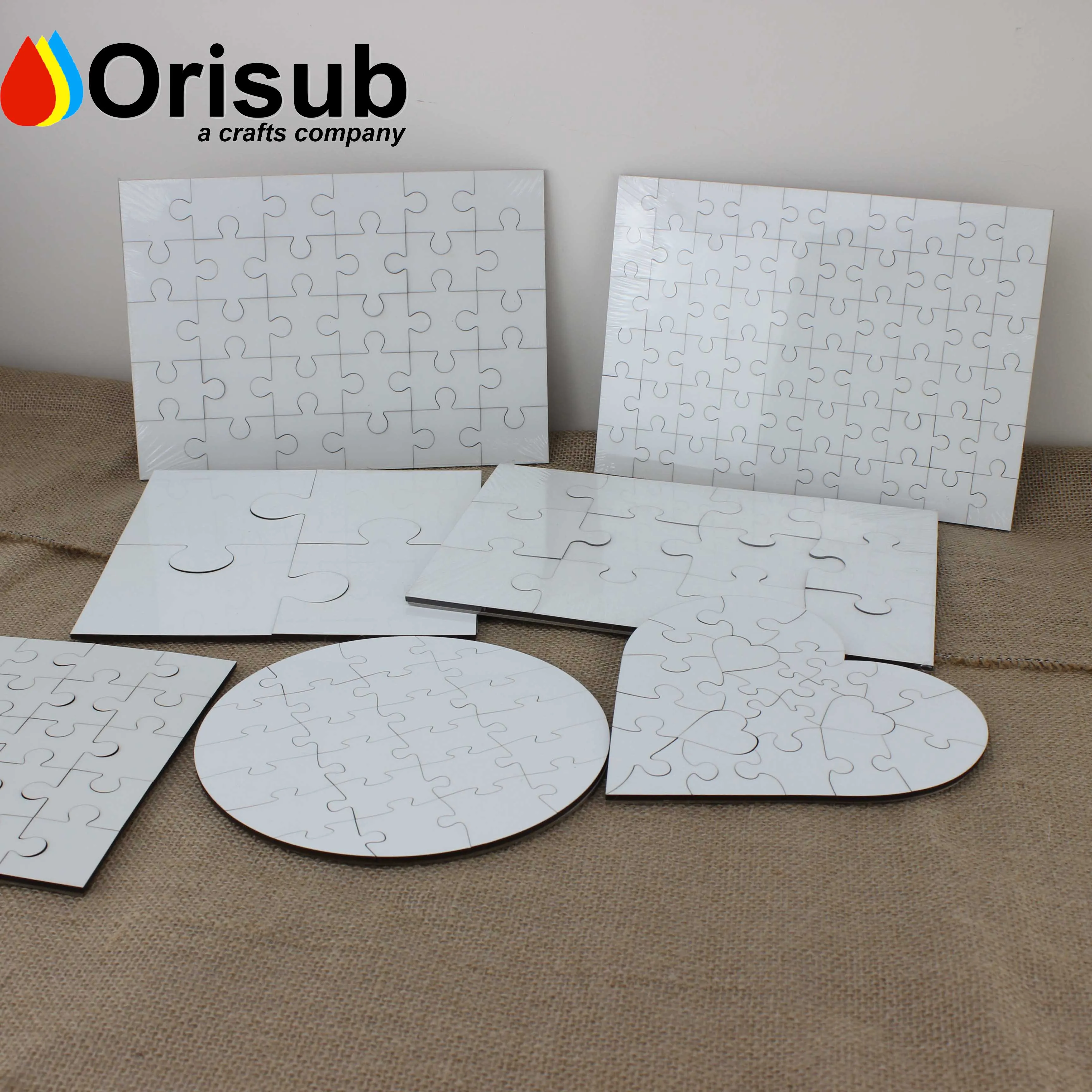 Cheap Blanks White Plain Mdf Sublimation Jigsaw Puzzles For Kids - Buy ...