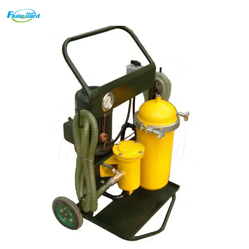 Lube Oil Filter Cart Hydraulic Oil Flushing Unit Mobile Filtration Unit ...