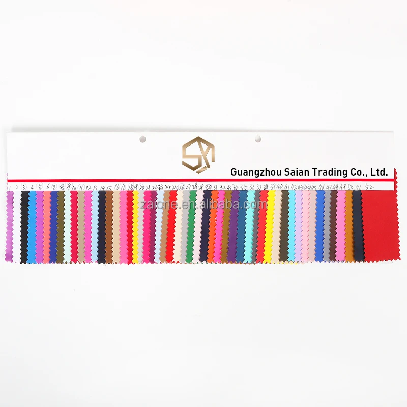 Wholesale Soild Colors Smooth Waterproof Composite Memory Fabric 100% ...