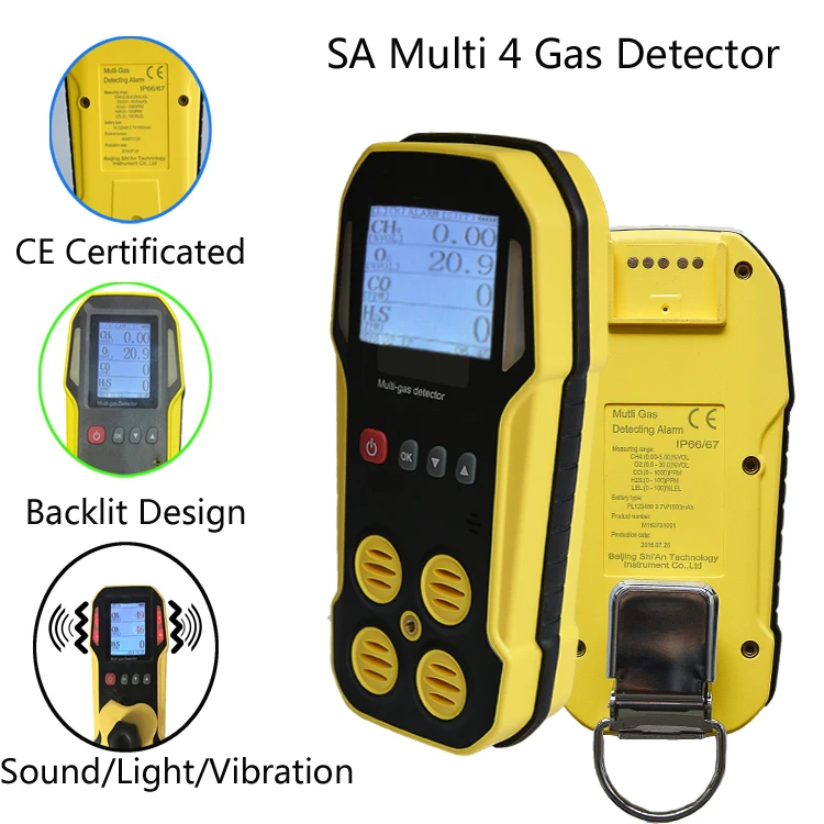 Sazq Ircd4 Handheld Landfill Well Gas Analyzer 100%vol Co2 Ch4 O2 H2s ...