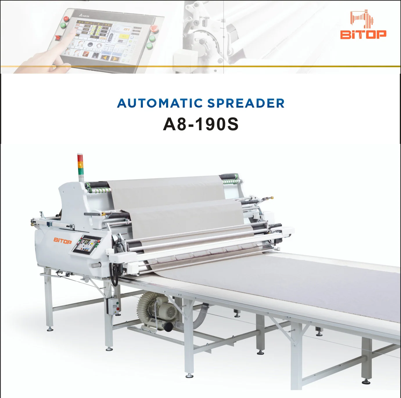 Garment Industry Automatic Fabric Spreader Machine Roll Spread