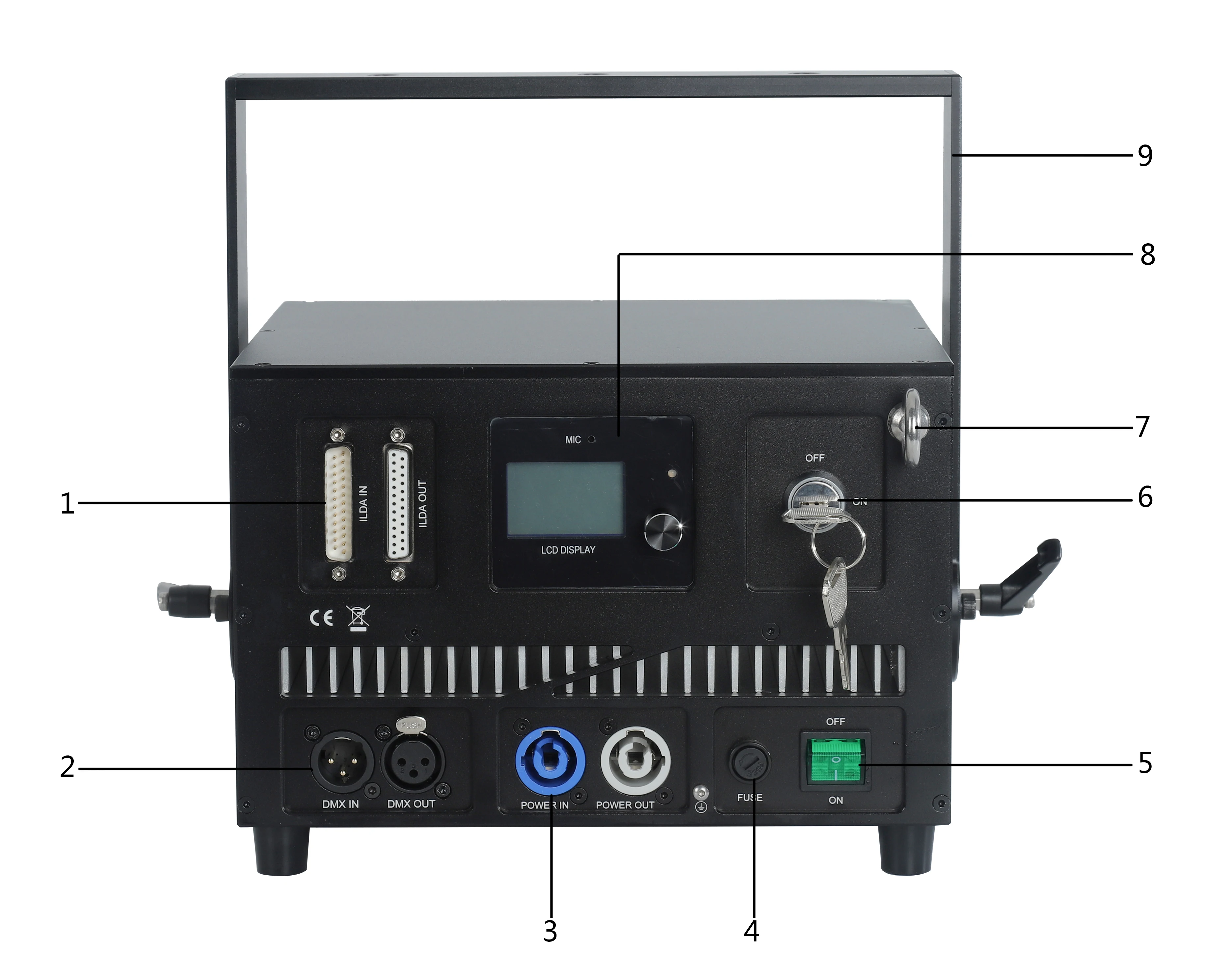 New Arrival 6W/10W RGB Animation Laser Light Projector Full Color Disco ...
