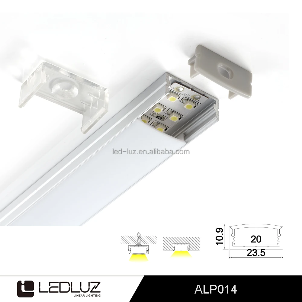 Slim Decorative Wide Led Profile For 20mm 16mm 15mm Led Strip - Buy ...
