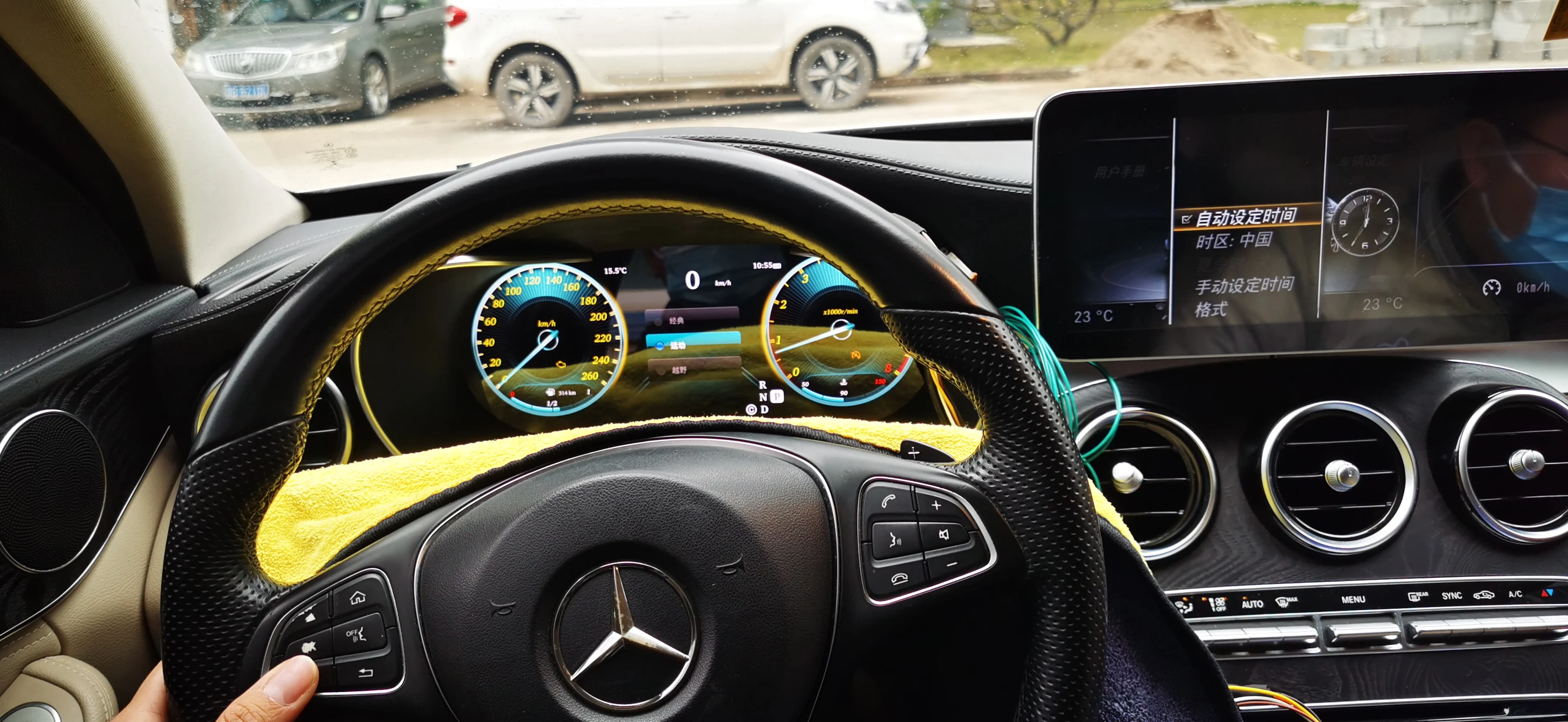 Lcd Digital Dashboard Panel For Mercedes-benz C/glc W205 2015-2018 ...