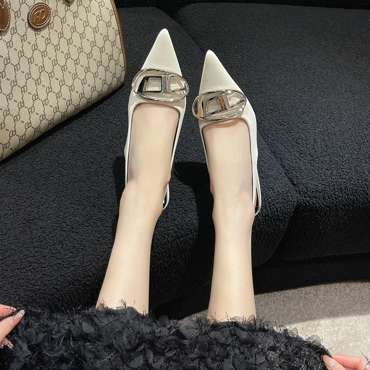 Luxury Designer High Quality High Heels Women Fashion Pointed Toe ...