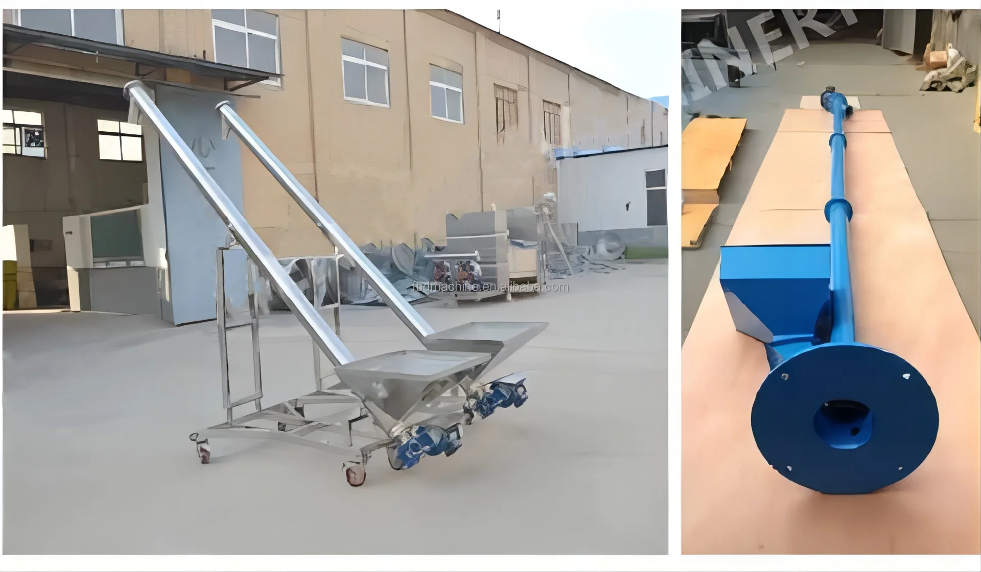 FBD Stainless Steel Conveying Mixing System - Low Cost Screw Conveyor