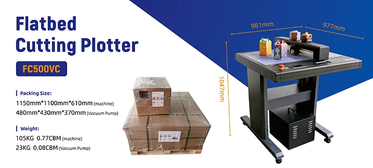 Vulcan Fc500vc Digital Flatbed Cutter Plotter Cutting Machines Digital ...