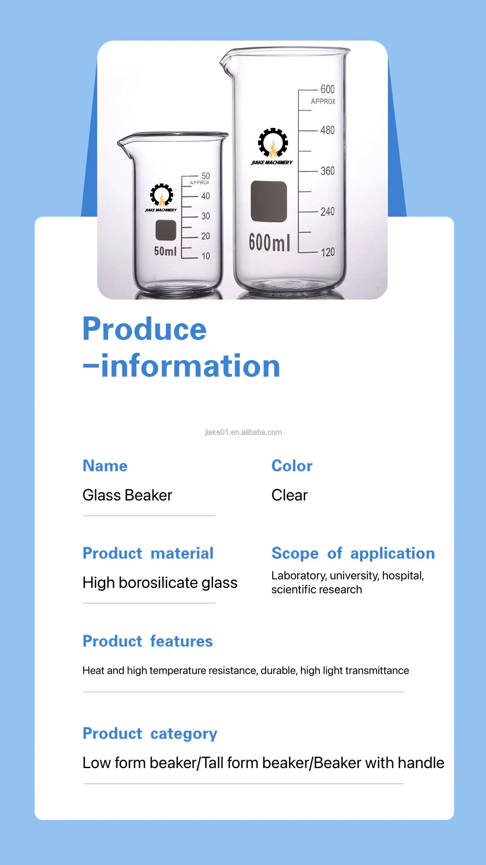4000ml Glass Beaker Clear Glass Beaker Narrow Glass Beaker Buy 4000ml Glass Beakerclear Glass