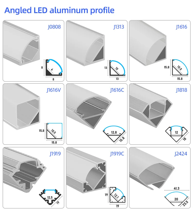 A1707 LED Aluminum Profiles - Durable and Efficient Lighting