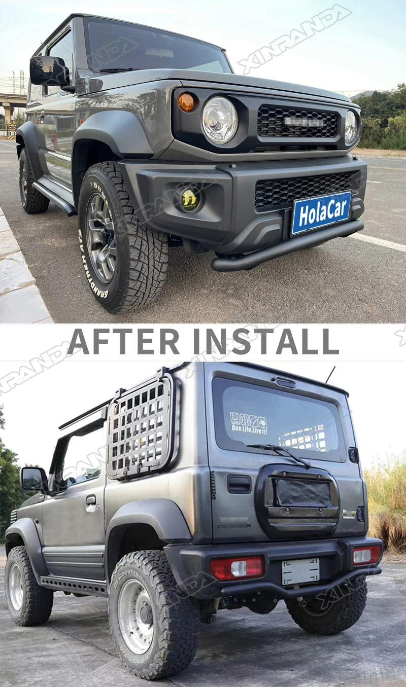 Jimny Accessories - Durable Front Bumper Bull Bar