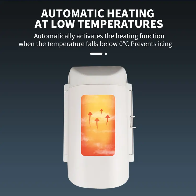 Rs485 Modbus Snow Depth Sensor Automatic Heating Laser Snow Depth Sensor For Meteorological ...