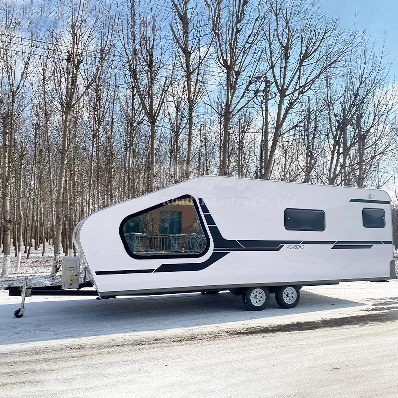 Large Size Fiberglass Light Travel Trailer Mobile Home Camping Rv ...