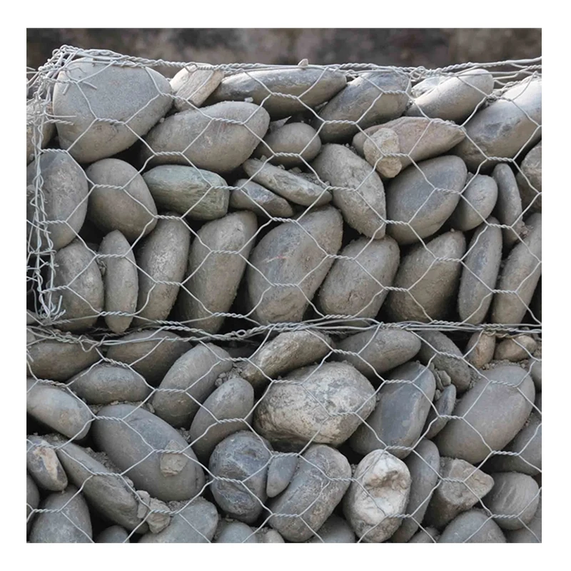 Galvanized & PVC coated stone cage netting 2.7mm gabion box for dam ...