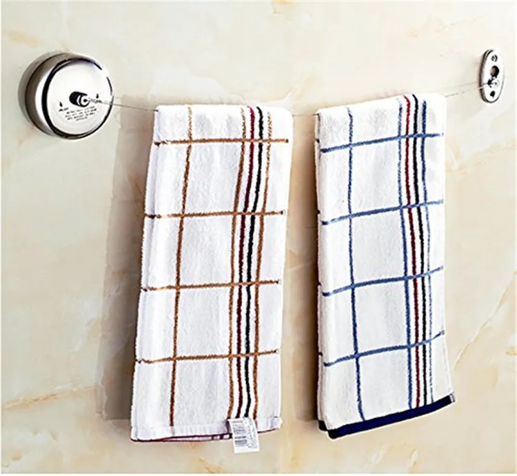 2.5m Round Washing Line Retractable Clothesline Outdoor Stainless Steel ...