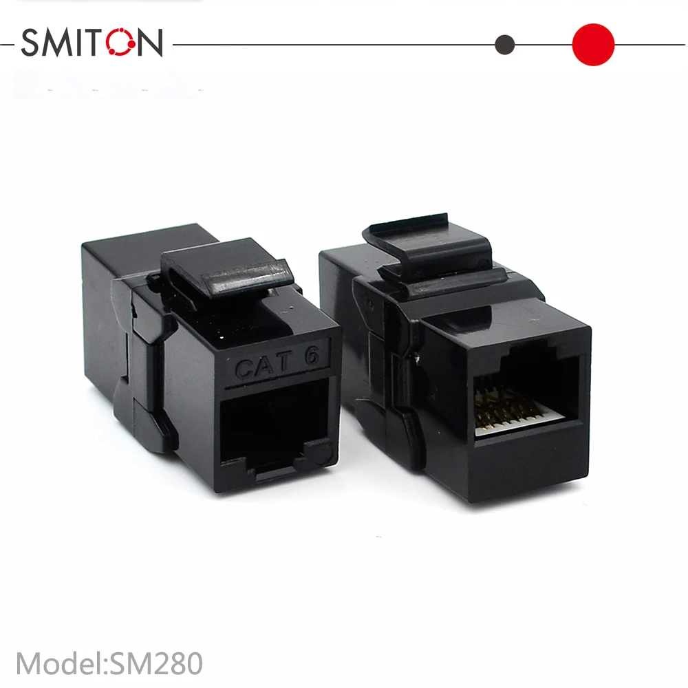 Rj45 Cat6 Keystone Jack Adapter Inline Connector Cat6 Keystone Coupler ...