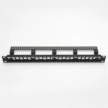 Network Empty Patch Panel 24 Ports 1u 19 Inch Blank Panel High Density ...