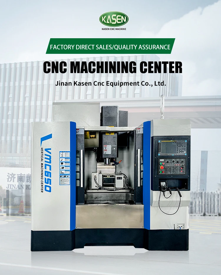 Vmc650 Vmc850 China Metal Cnc Milling Machine 4 Axis Center Vertical ...