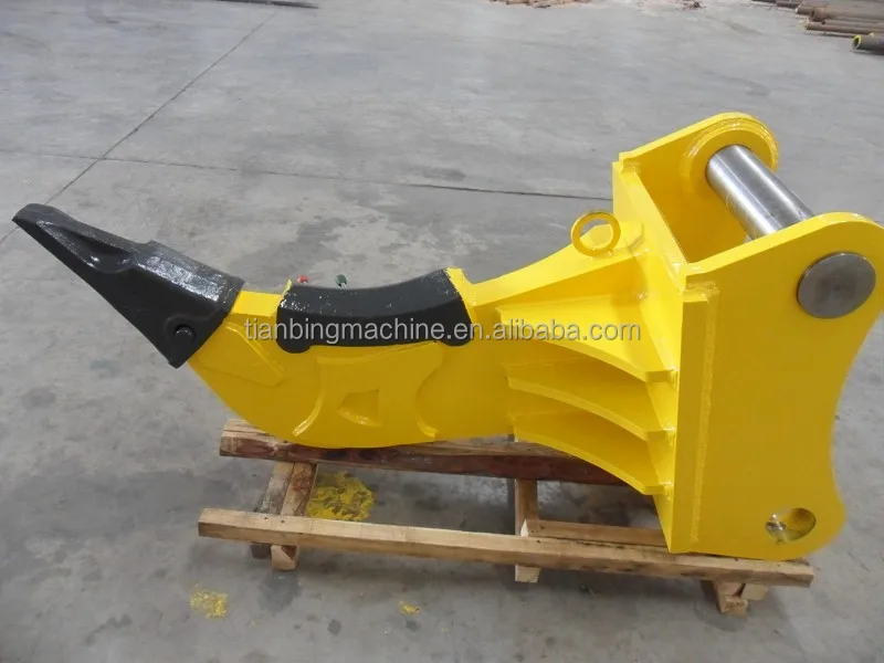 Construction Machinery Demolition Work Excavator Attachments Ripper For ...