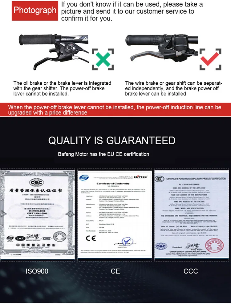 BAFANG G340 Electric Bike Conversion Kit - High Torque Power