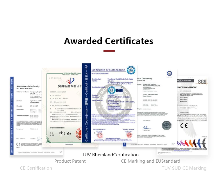 High Quality 20HP Gasoline Stump Grinder with TUV CE Certificate