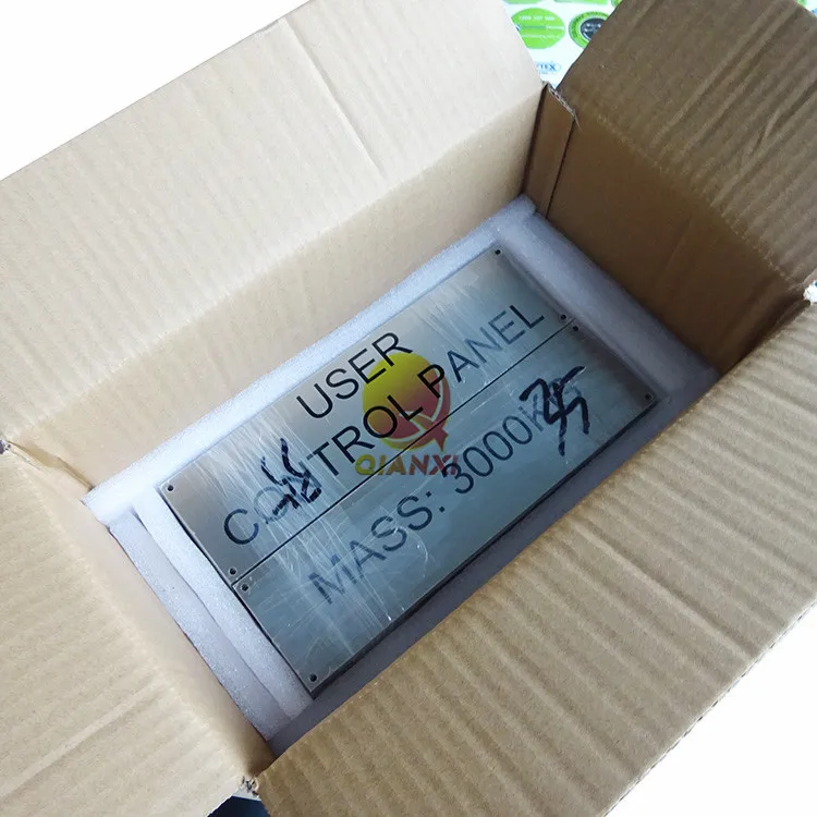 Custom Printing Anodized Metal Labels Permanent Adhesive Industrial ...