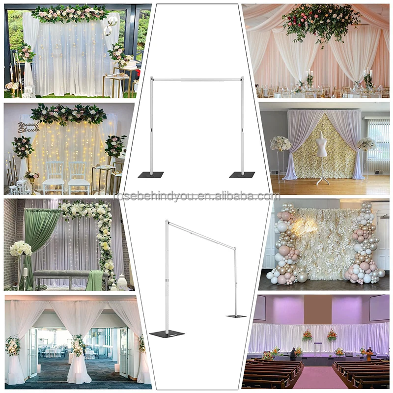 Aluminium Backdrop Stands for Wedding Party Decorations