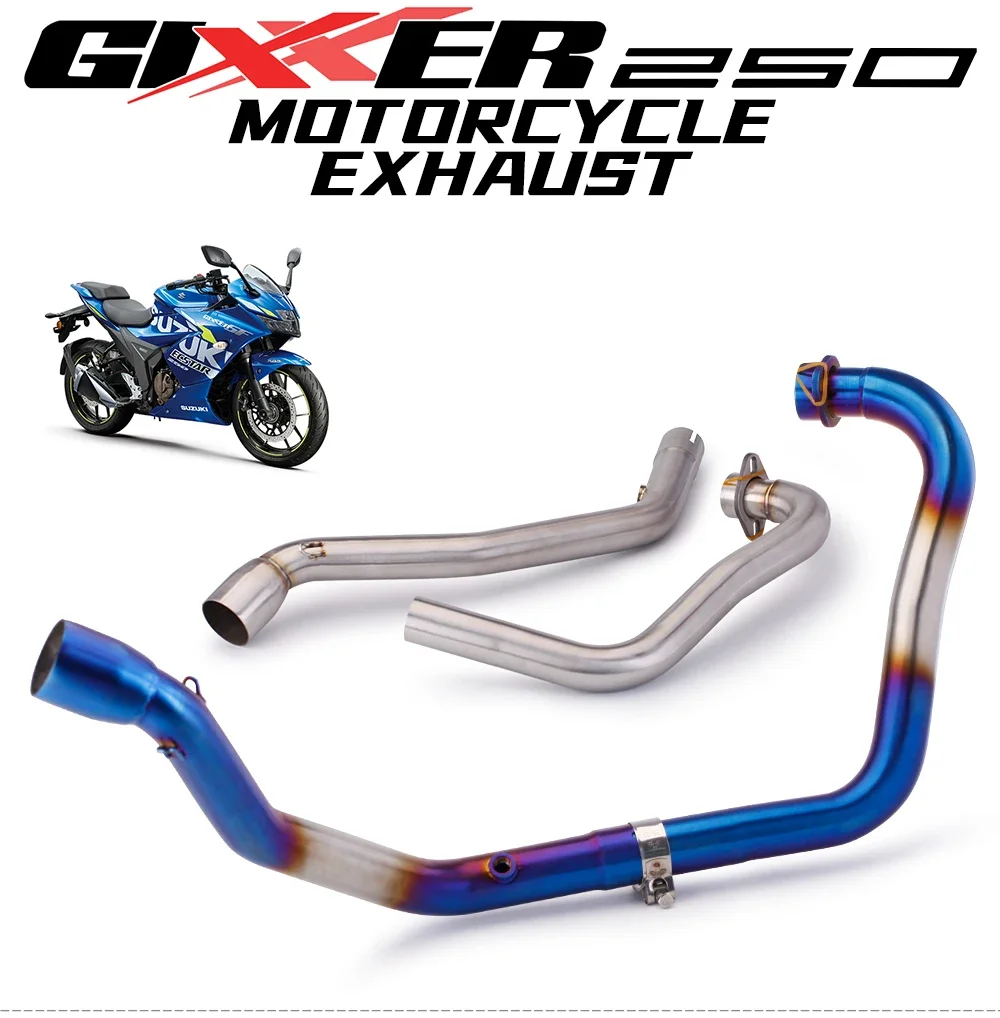Full System Motorcycle Gp Exhaust Escape For Suzuki Gixxer 250 ...