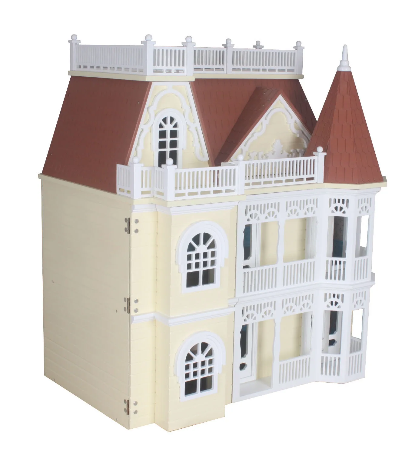 Luxury Villa Toy House - Premium Wooden Role-Playing Doll