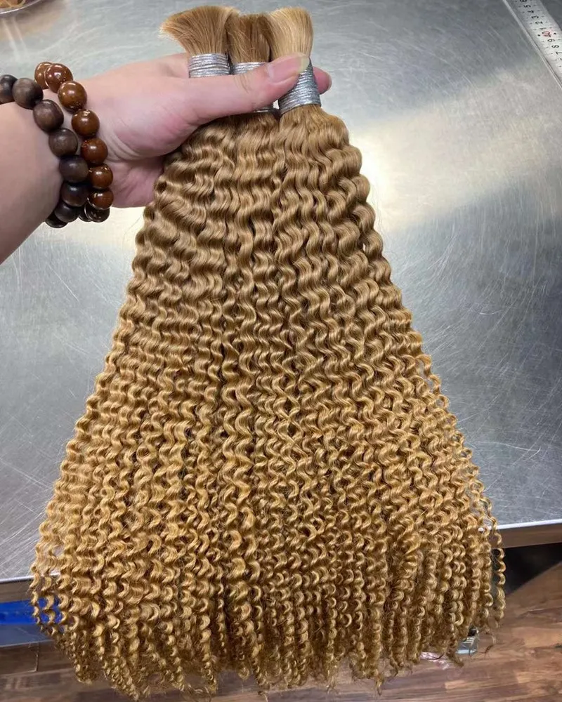 12A Brazilian Virgin Kinky Curly 100g Deep Curly Wave Boho Braids Human ...