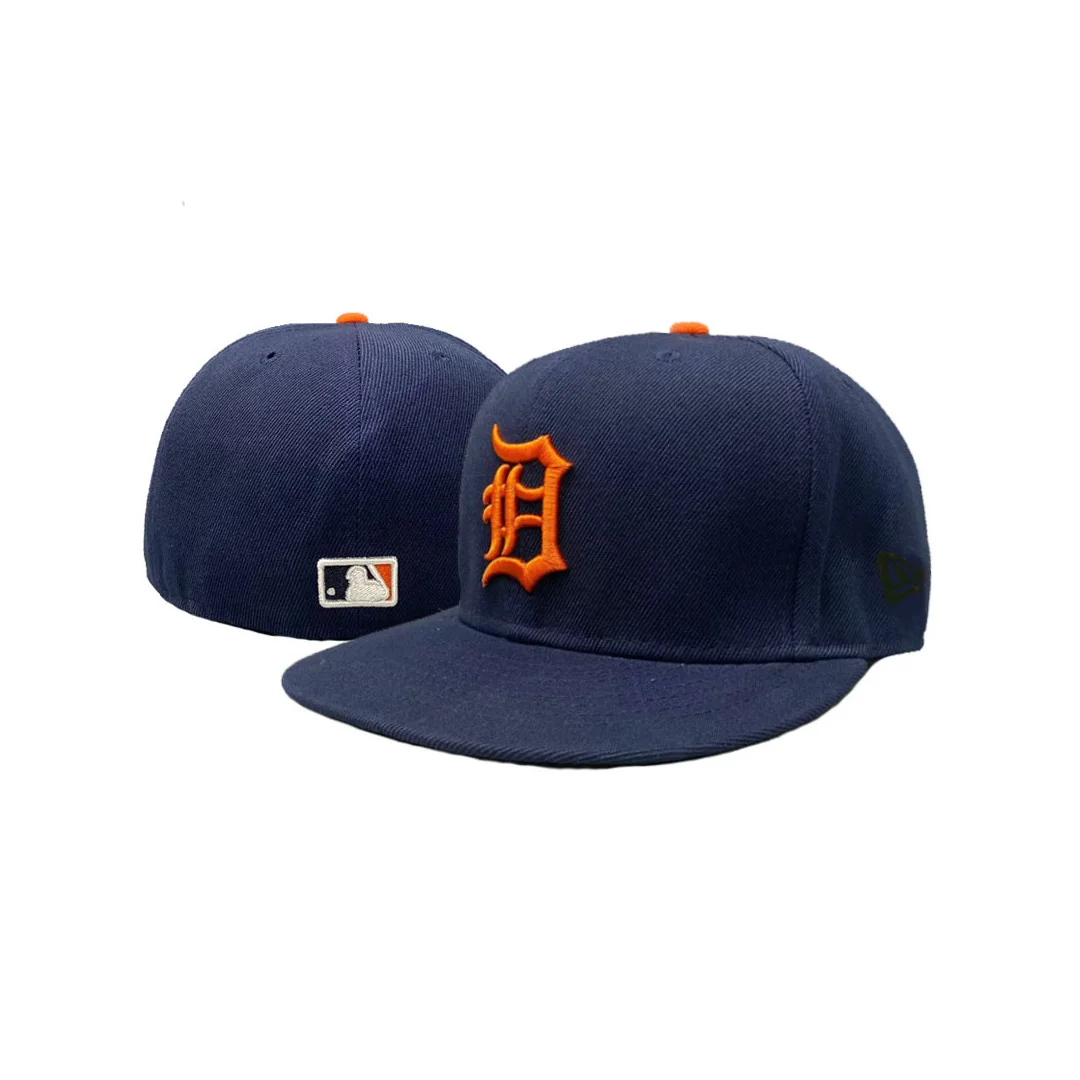 Embroidery Fitted Hats For Men Custom Logo Snapback Cap Customize Logo ...