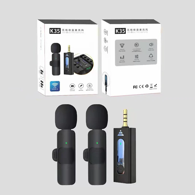 K35 High Quality Wireless Microphone For Bt Speaker Camera Wireless ...