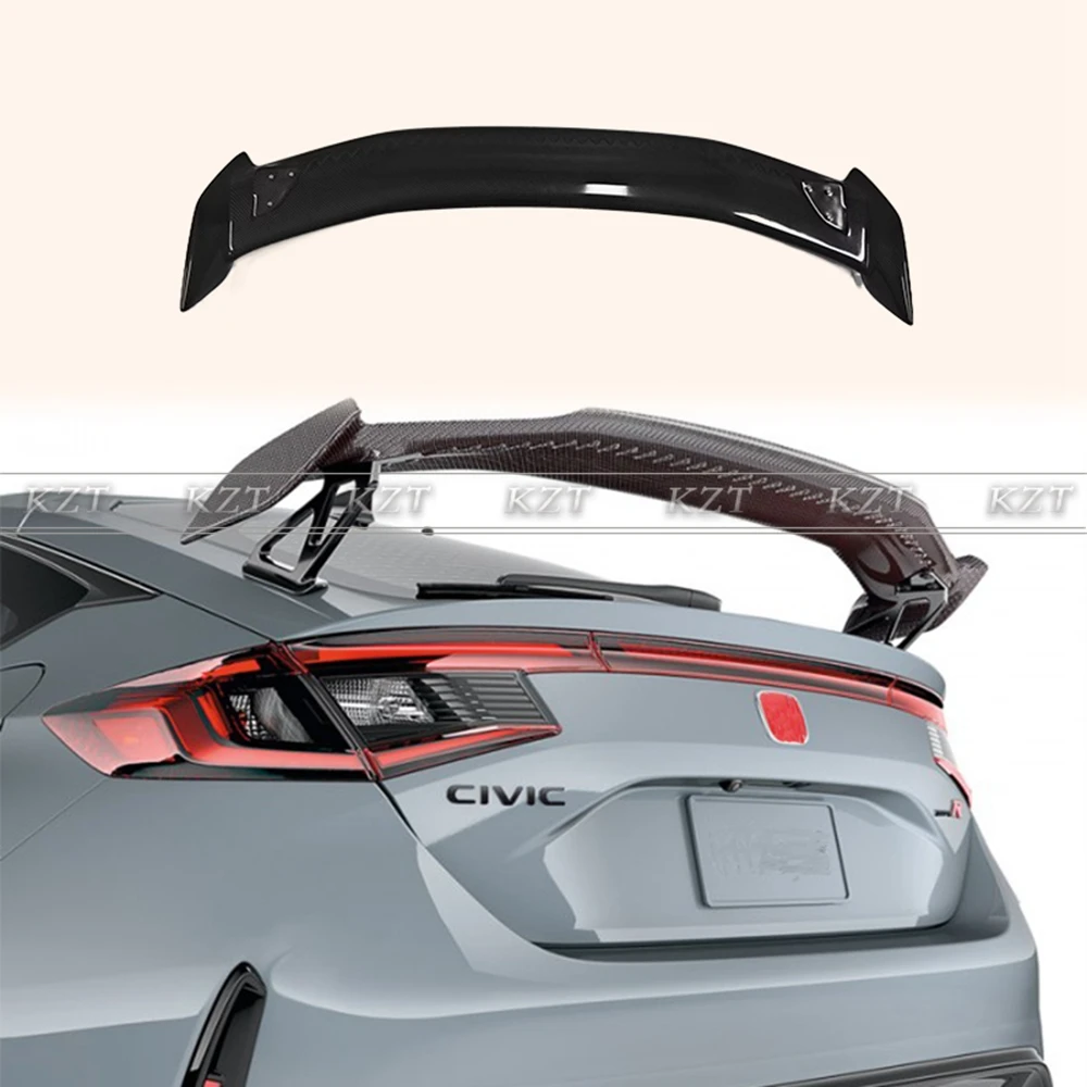 2022+ Honda Civic Hatchback FL5 Type-R Rear Trunk Spoiler Wing Carbon Fiber