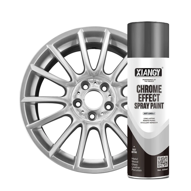 Aerosol Spray Paint Chrome 400ml Aerosol Spray - Buy Chrome Foil Mirror Metallic Spray Effect ...