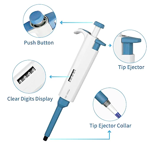 Liquid Dosing Dispenser Digital Fixed Variable Micro Pipette Adjustable ...