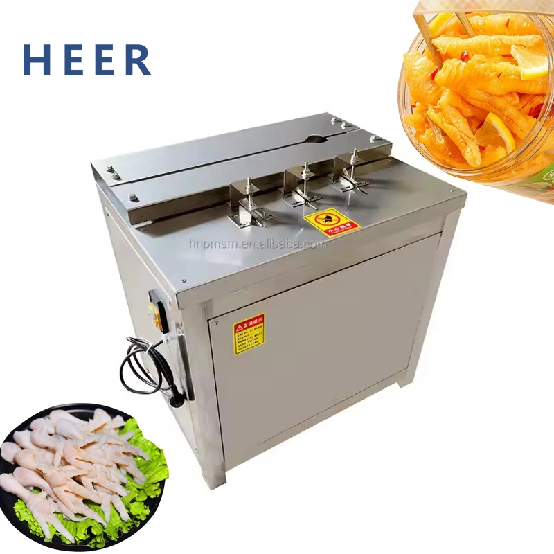 Chicken Feet Paws Claws Deboning Machine - HEER HR-JZ100