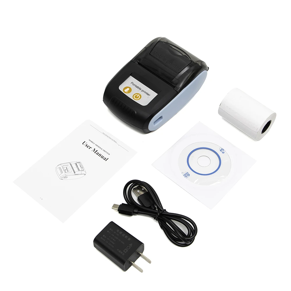 Cheap Handheld Restaurant Thermal Receipt Printer Pt-210 Mini Bluetooth ...
