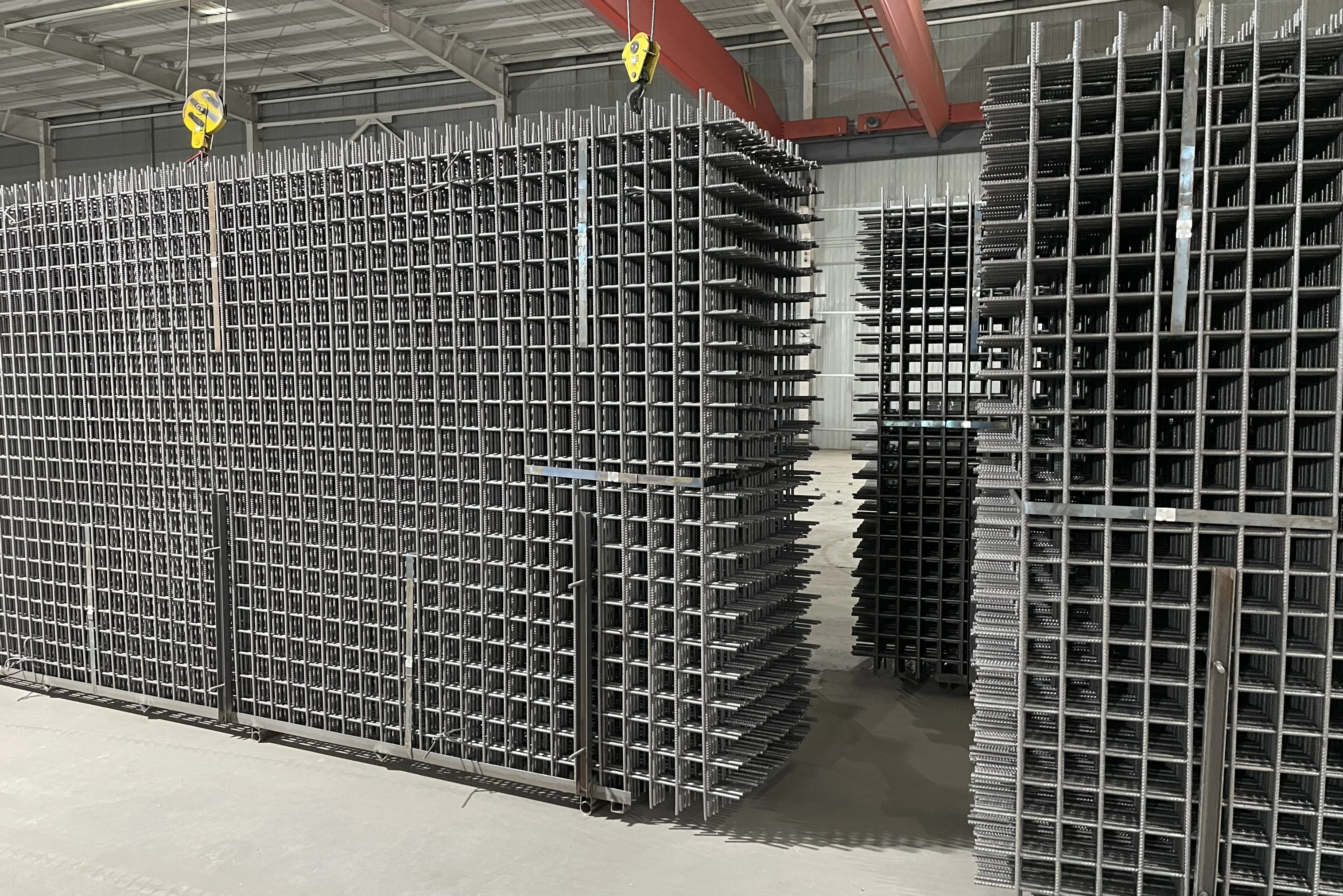 Rebar Steel Deformed Concrete Reinforcing Welded Wire Mesh Panel Trench ...